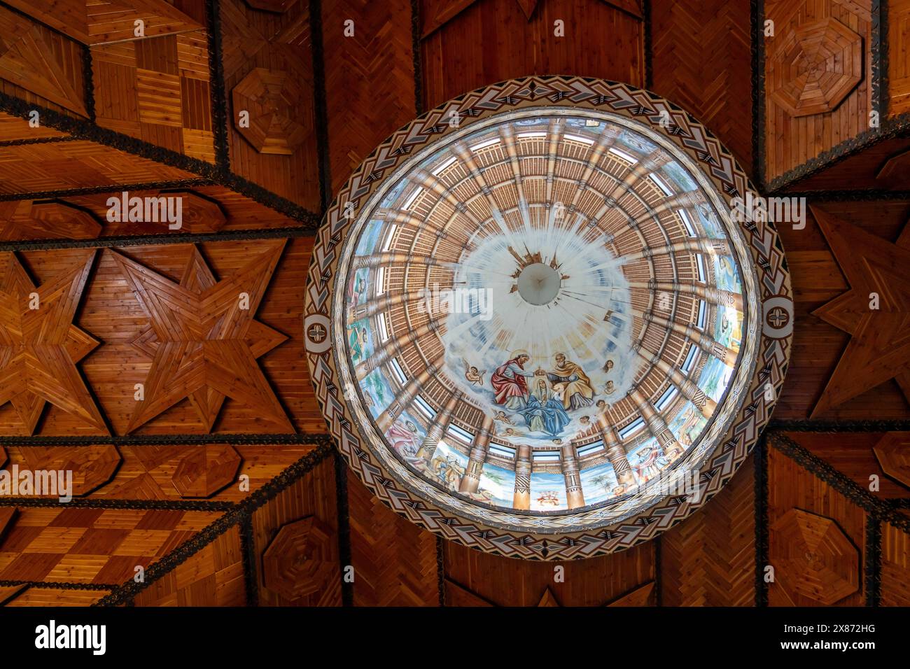 The Immaculate Conception Cathedral interior at Apia Samoa, South ...