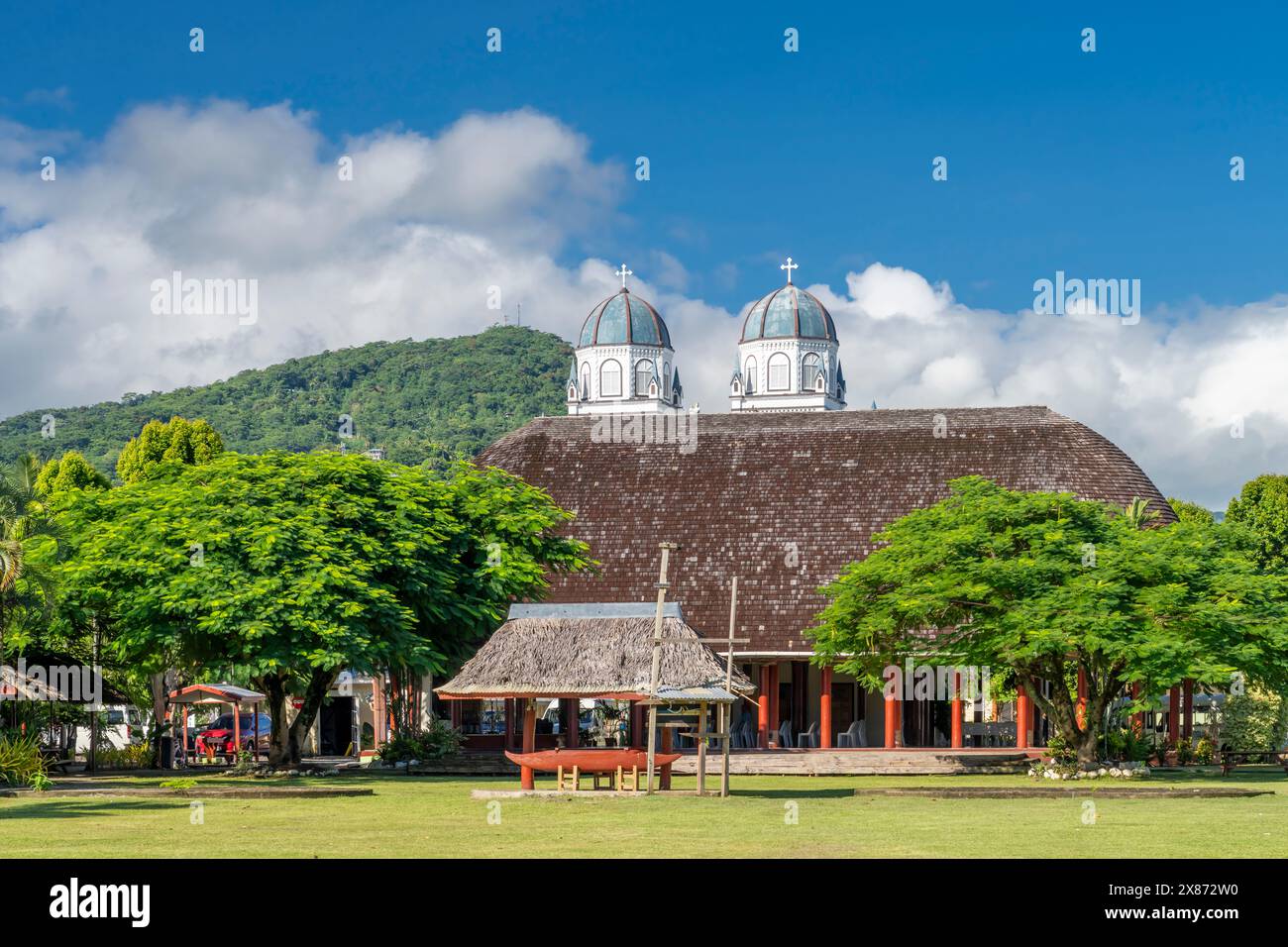 The Cultural Center at Apia Samoa, South Pacific Stock Photo - Alamy