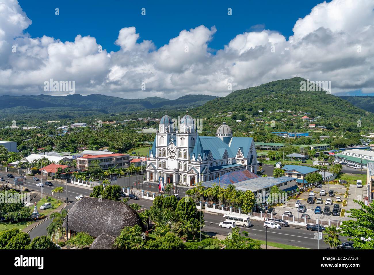 The Immaculate conception Cathedral at Apia Samoa, South Pacific Stock ...