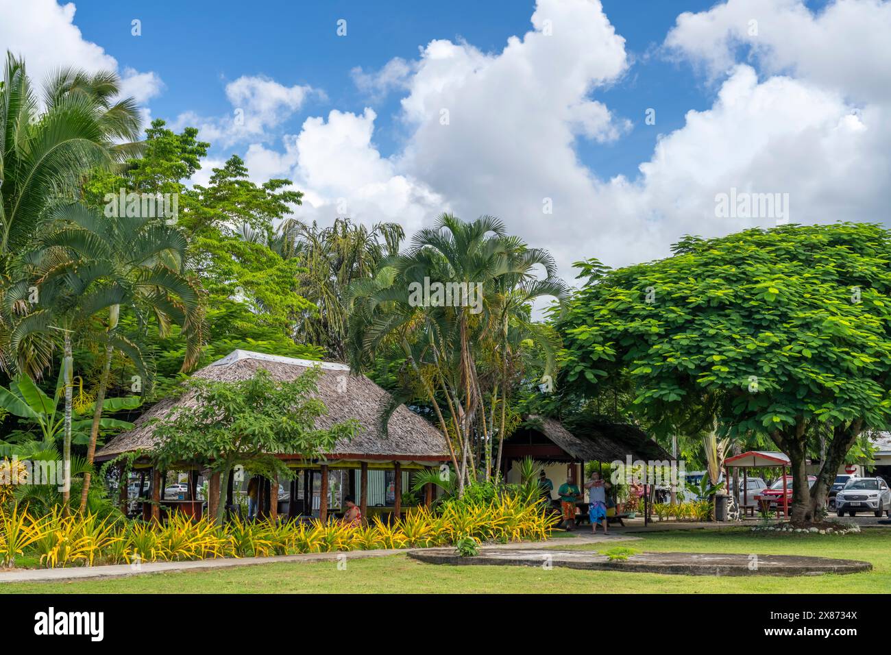 The Cultural Center at Apia Samoa, South Pacific Stock Photo - Alamy