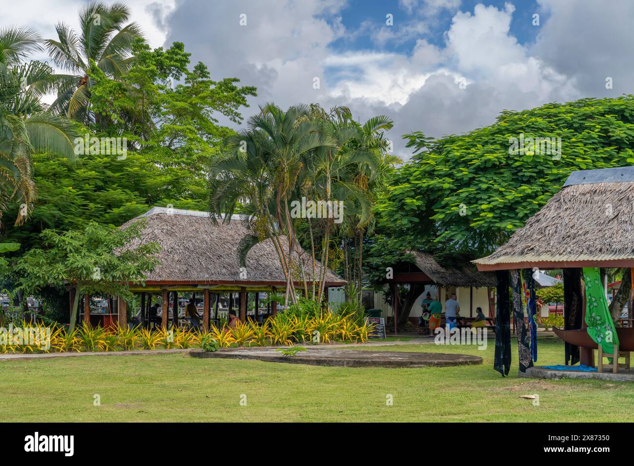 The Cultural Center at Apia Samoa, South Pacific Stock Photo - Alamy