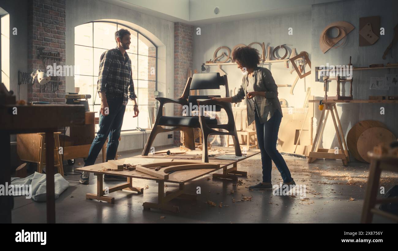 Successful Furniture Designer Unveils His New Armchair Design to a ...