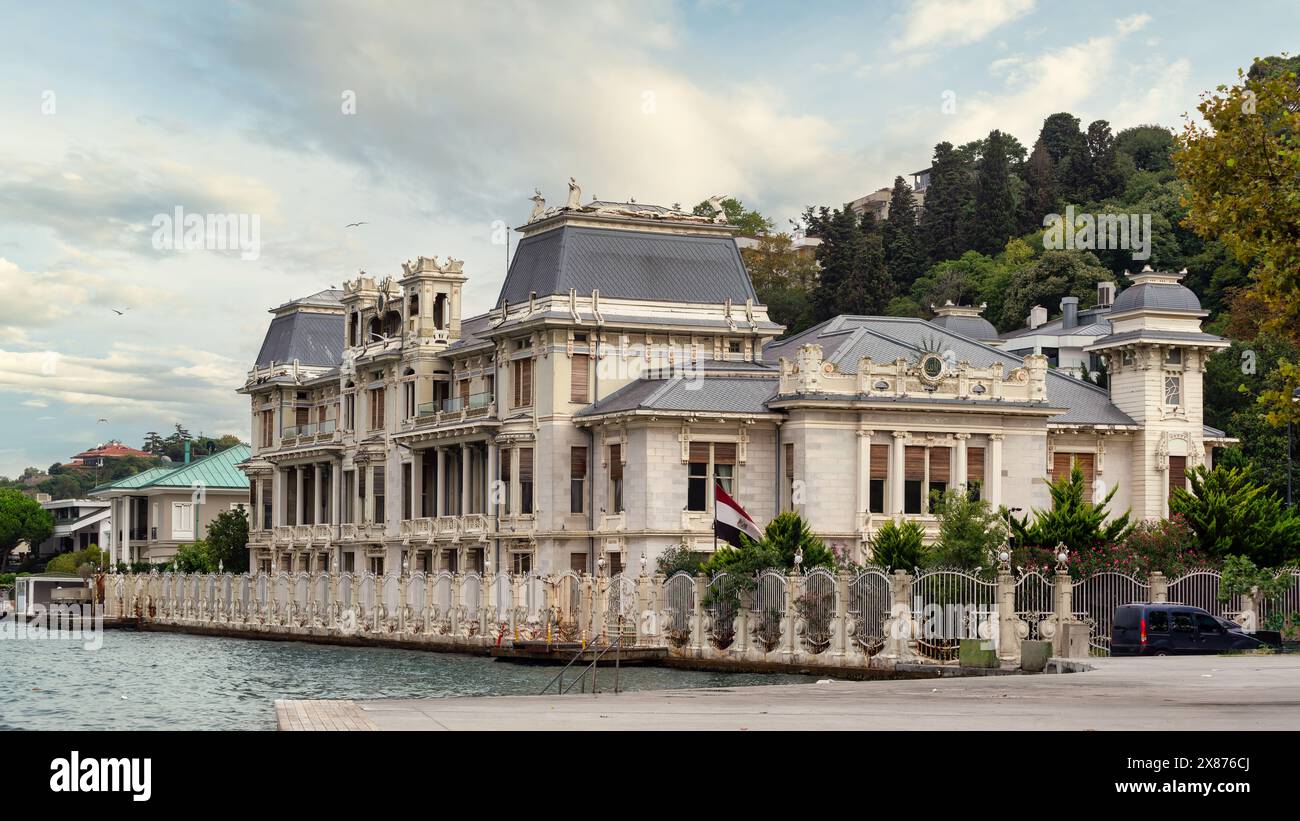 Art Nouveau style Egyptian Consulate in Istanbul, Turkey, built in 1902 ...
