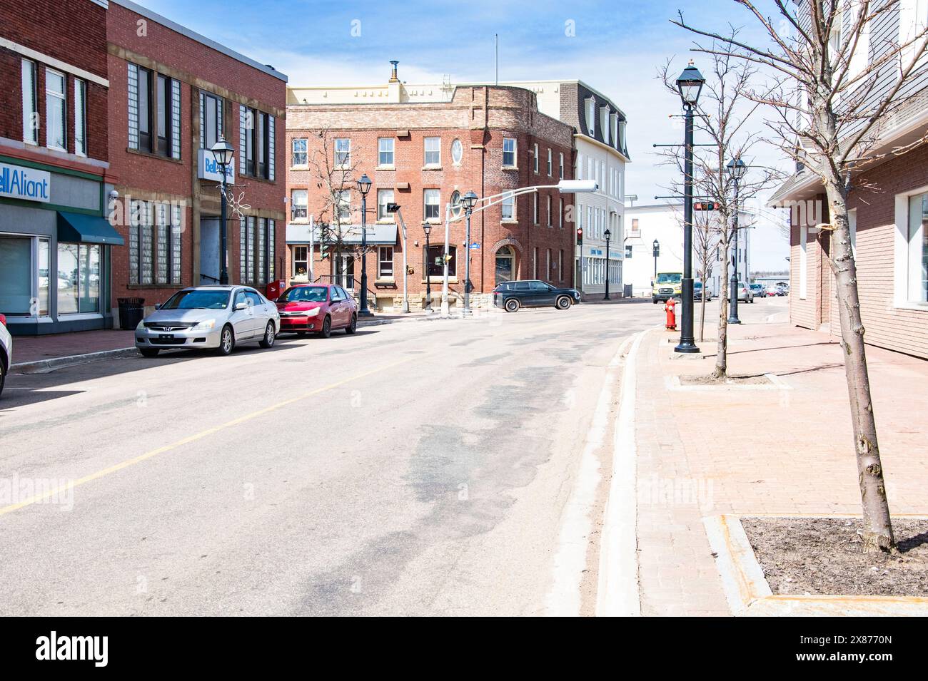 Water Street in downtown Summerside, Prince Edward Island, Canada Stock Photo - Alamy