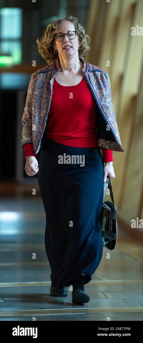 Edinburgh, UK. 23rd May, 2024. PICTURED: Lorna Slater MSP, Scottish ...