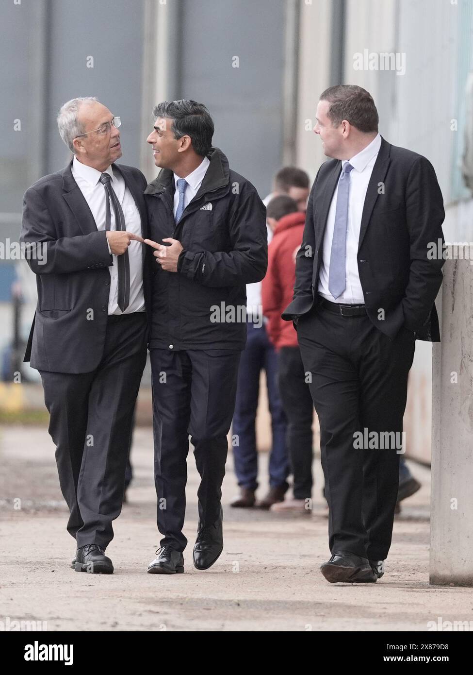 Prime Minister Rishi Sunak with Scottish Conservative leader Douglas ...