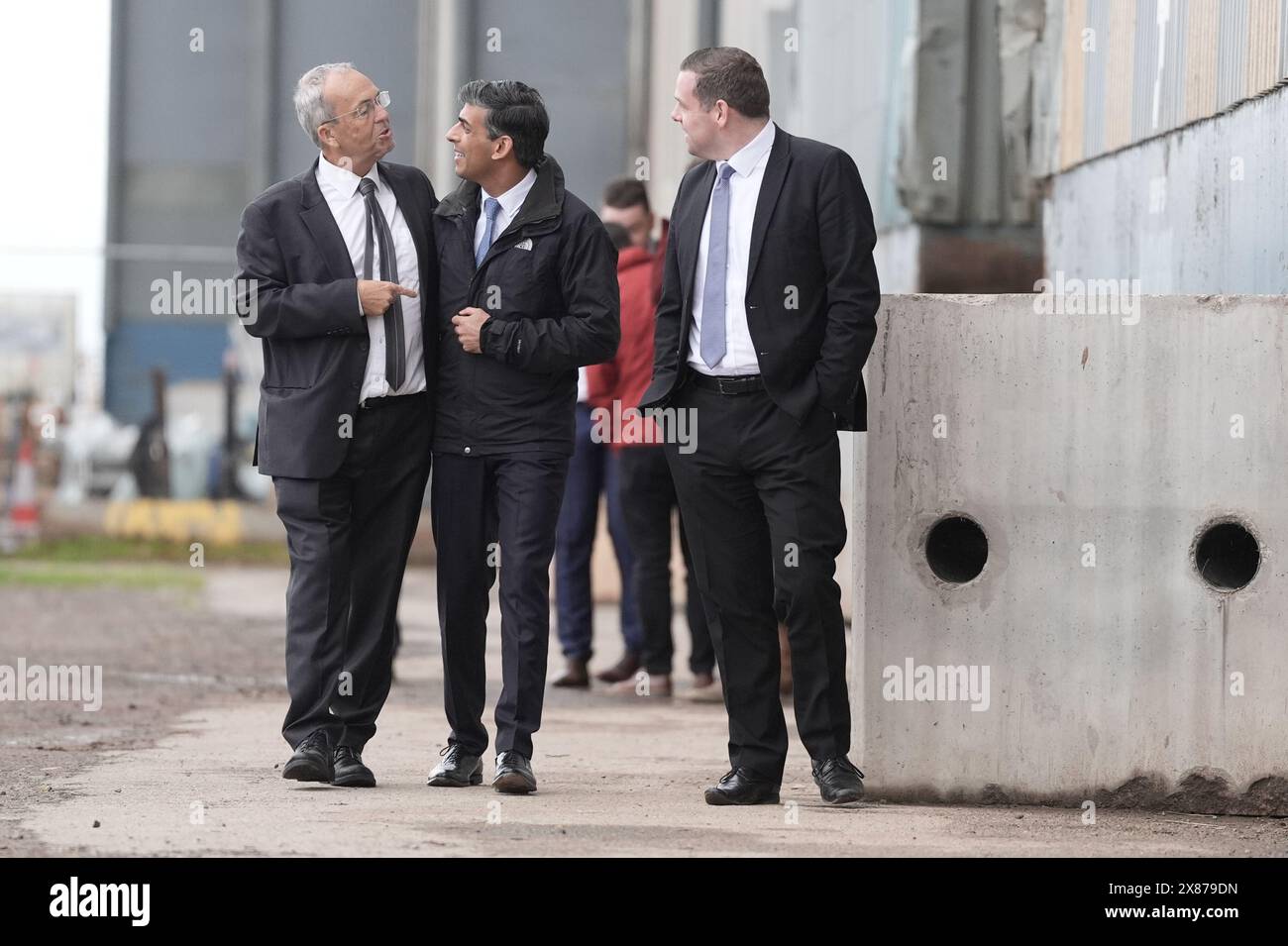 Prime Minister Rishi Sunak with Scottish Conservative leader Douglas ...