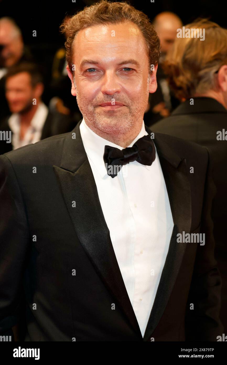 Patrick Mille departs the premiere of 'The Count of Monte Christo ...