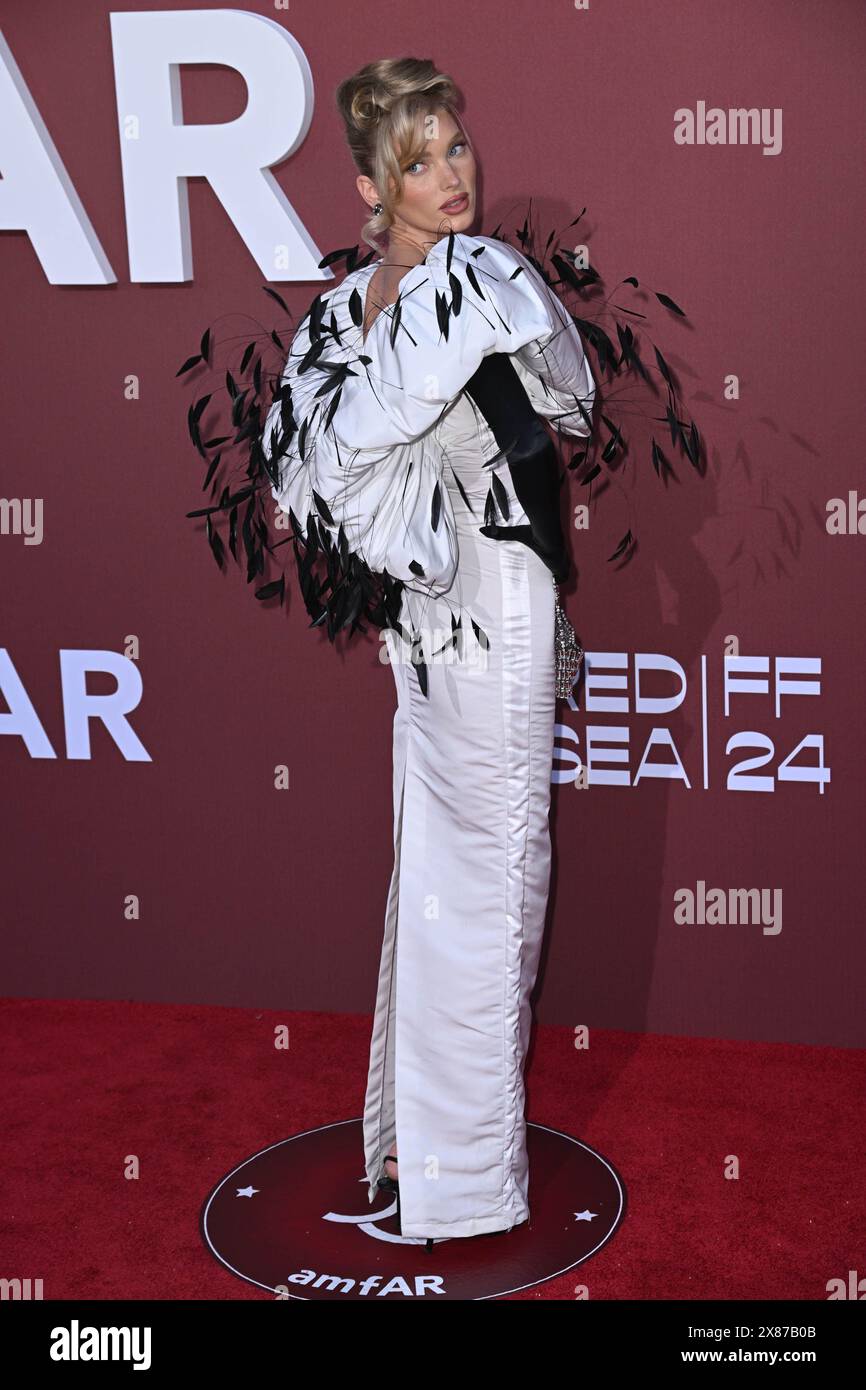 Elsa Hosk attends the 30th edition of the amfAR Gala during the 77th ...
