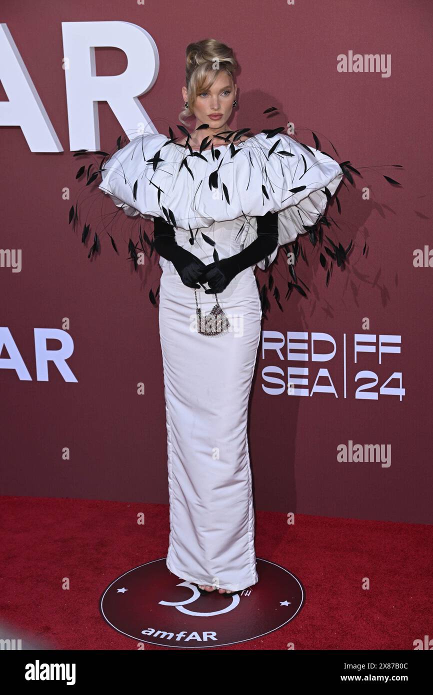 Elsa Hosk attends the 30th edition of the amfAR Gala during the 77th ...