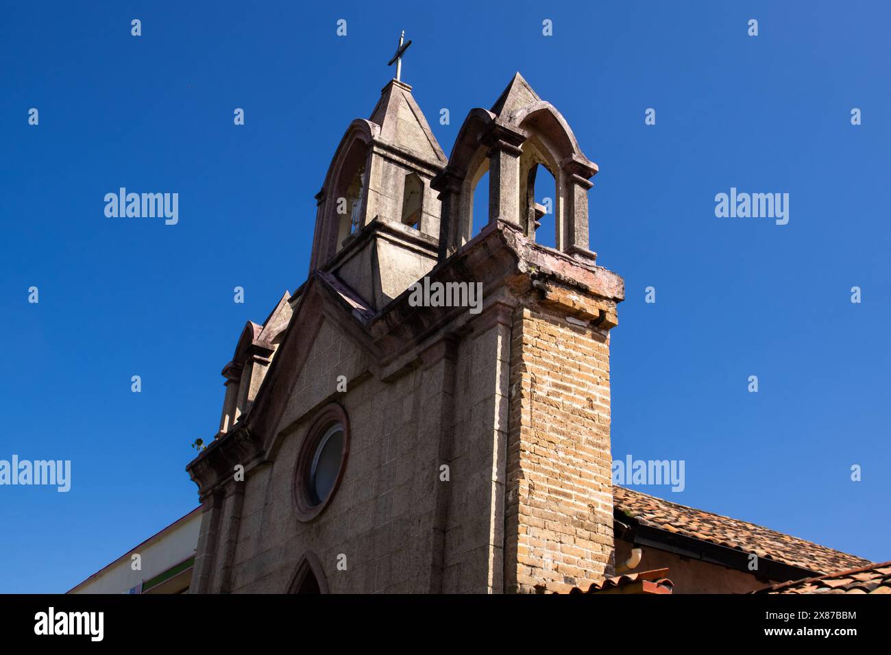 Our Lady of Mercedes chapel at the beautiful heritage town of Salamina ...