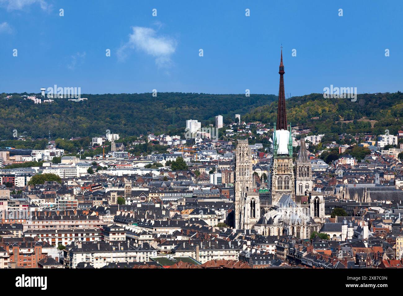 The Rouen Cathedral (French: Cathédrale primatiale Notre-Dame de l ...