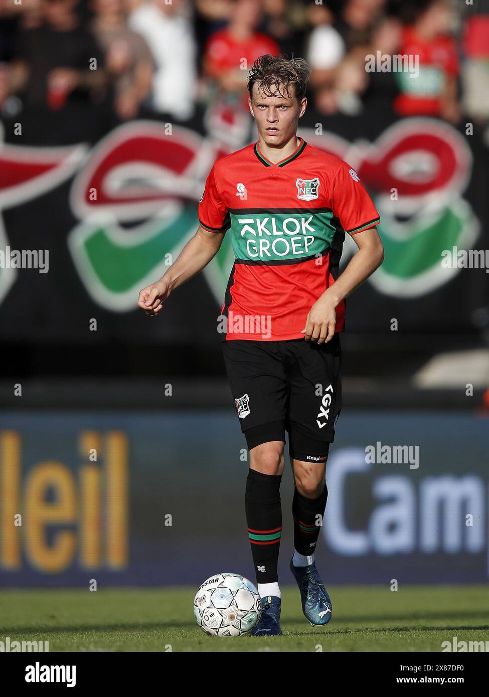 NIJMEGEN - Mathias Ross of NEC Nijmegen during the semi-final play-offs ...