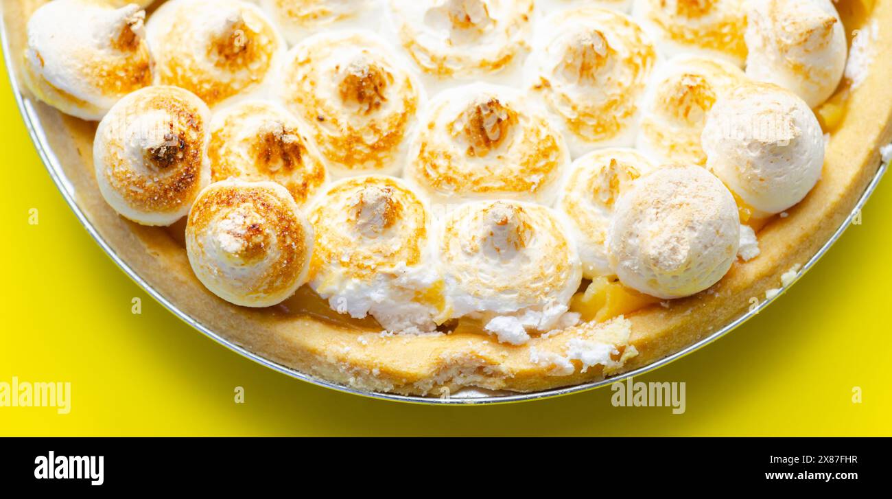 Lemon Meringue Pie, butter enriched shortcrust pastry filled with ...