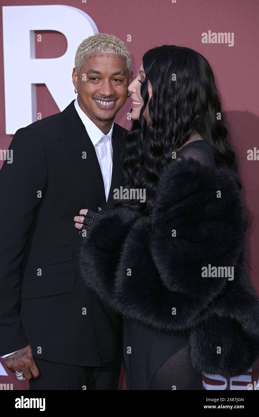Alexander 'AE' Edwards and Cher attending the 30th edition of the amfAR ...