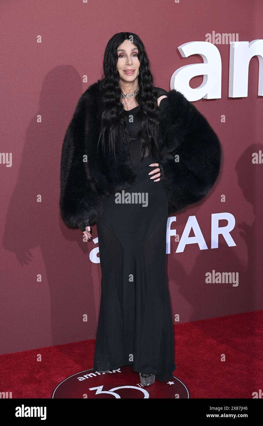 Cher attends the 30th edition of the amfAR Gala during the 77th Cannes ...