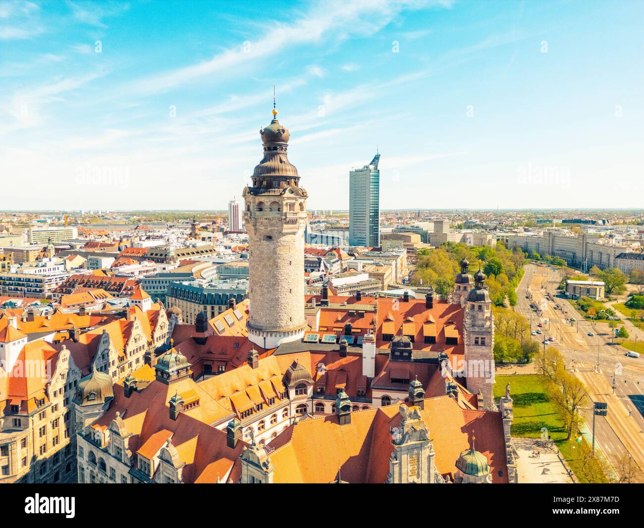 Town hall tower surrounded hi-res stock photography and images - Alamy
