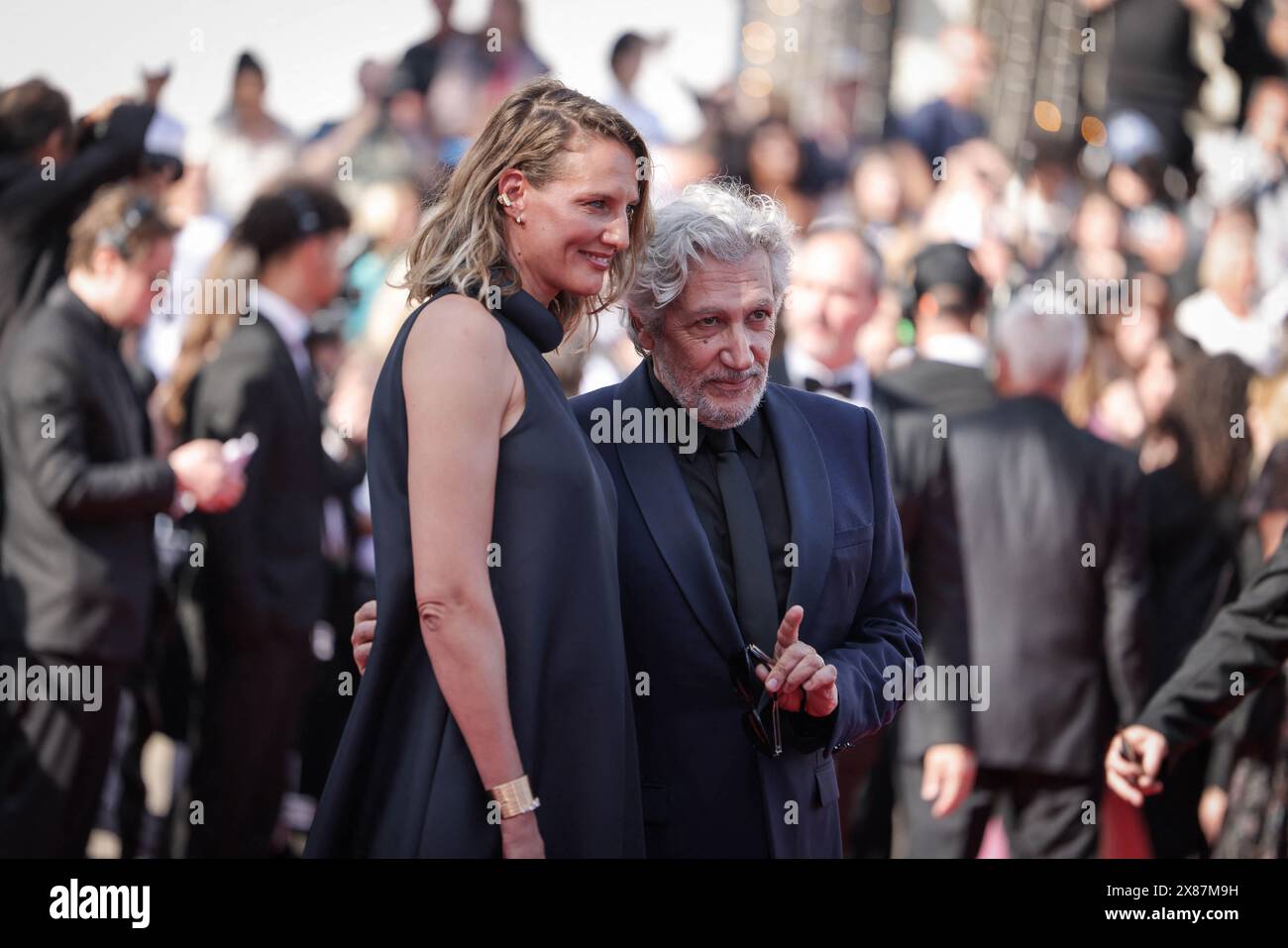 Cannes, France. 23rd May, 2024. Tiara Comte, Alain Chabat attending the ...
