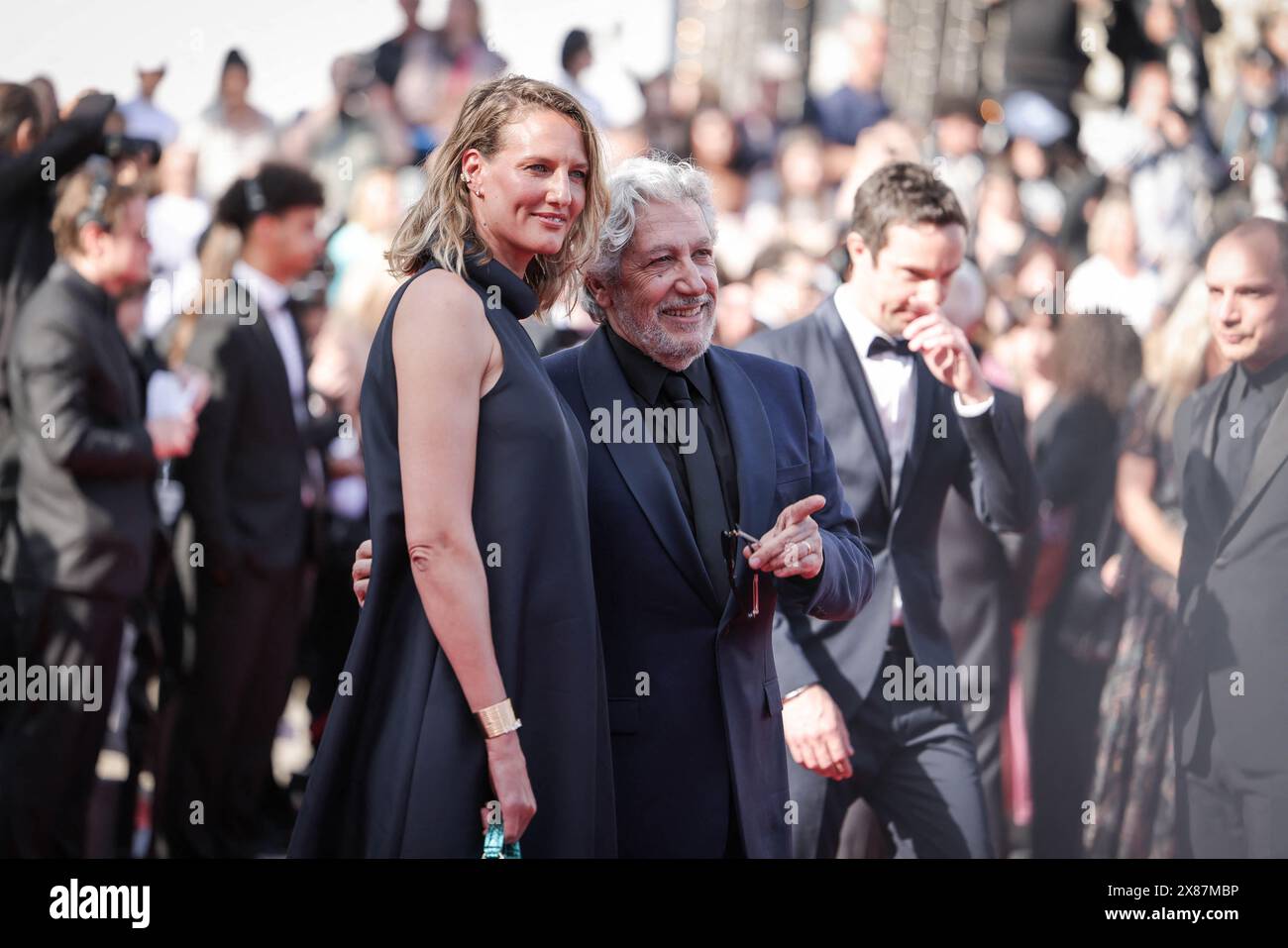 Cannes, France. 23rd May, 2024. Tiara Comte, Alain Chabat attending the ...