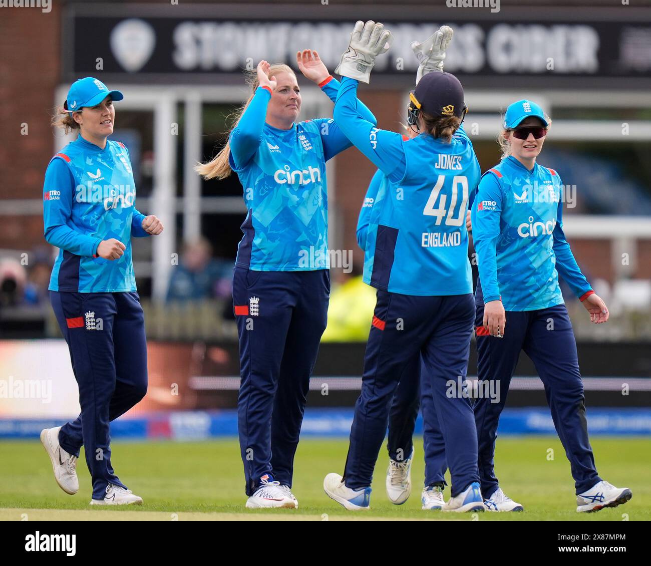 The County Ground, Derby, UK. 23rd May, 2024. 1st Womens One Day ...