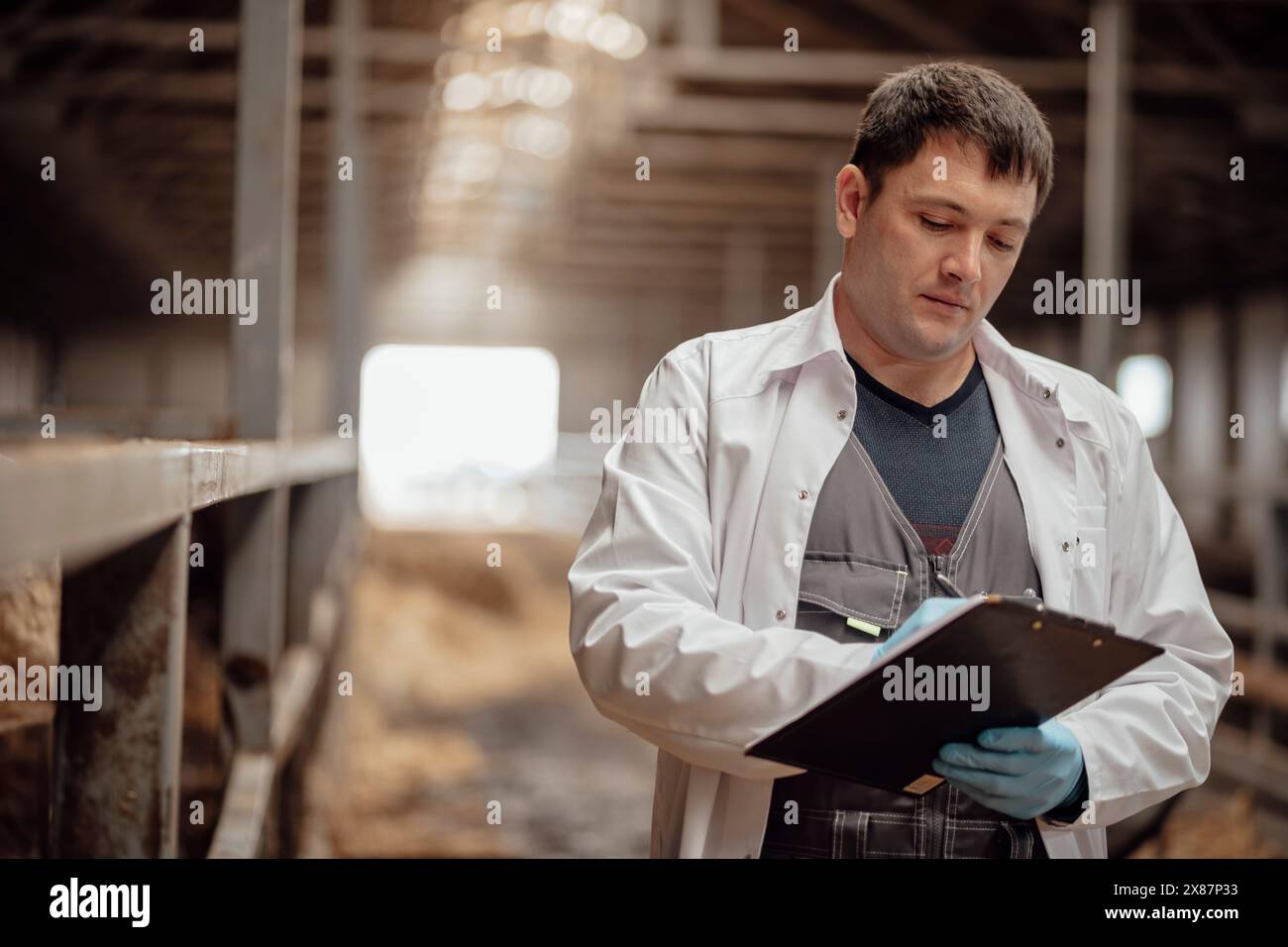Medical check up man writing hi-res stock photography and images - Alamy