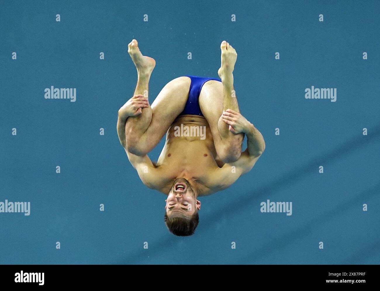 Daniel Goodfellow in the Men's 3m Preliminary on day one of the 2024 ...