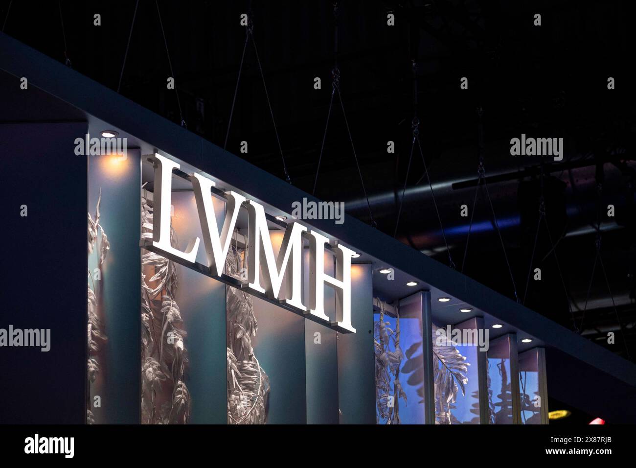 Paris, France. 23rd May, 2024. Logo LVMH during the 8th edition of the ...