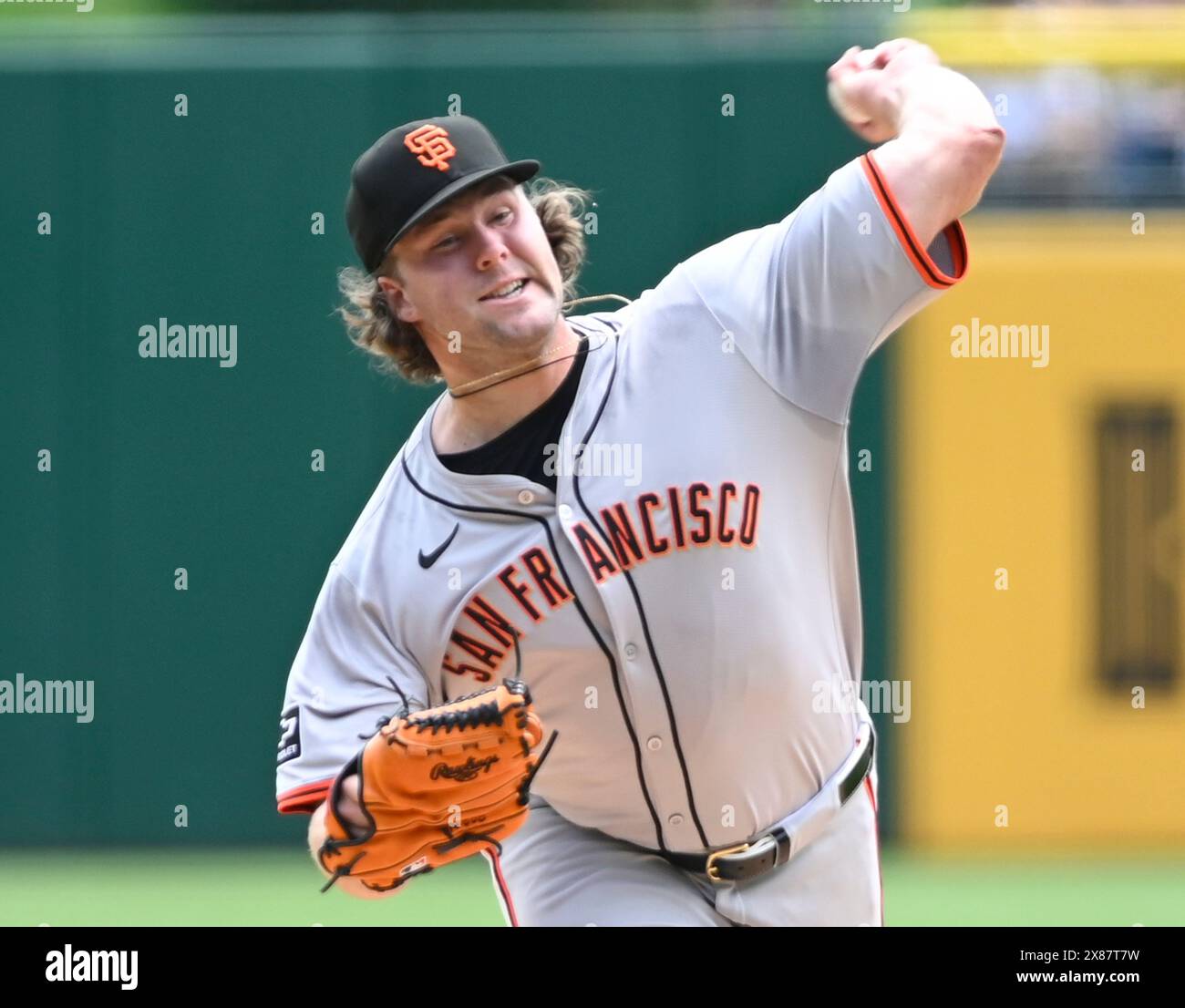 Pittsburgh, United States. 23rd May, 2024. San Francisco Giants pitcher ...