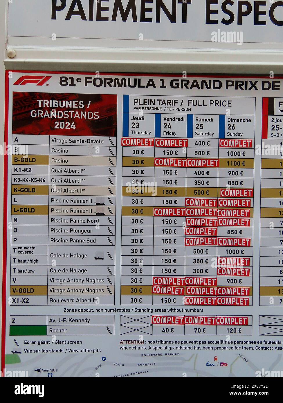 May 23, 2024, Circuit de Monaco, Monte Carlo, Formula 1 Grand Prix Monaco 2024, in the picture ...