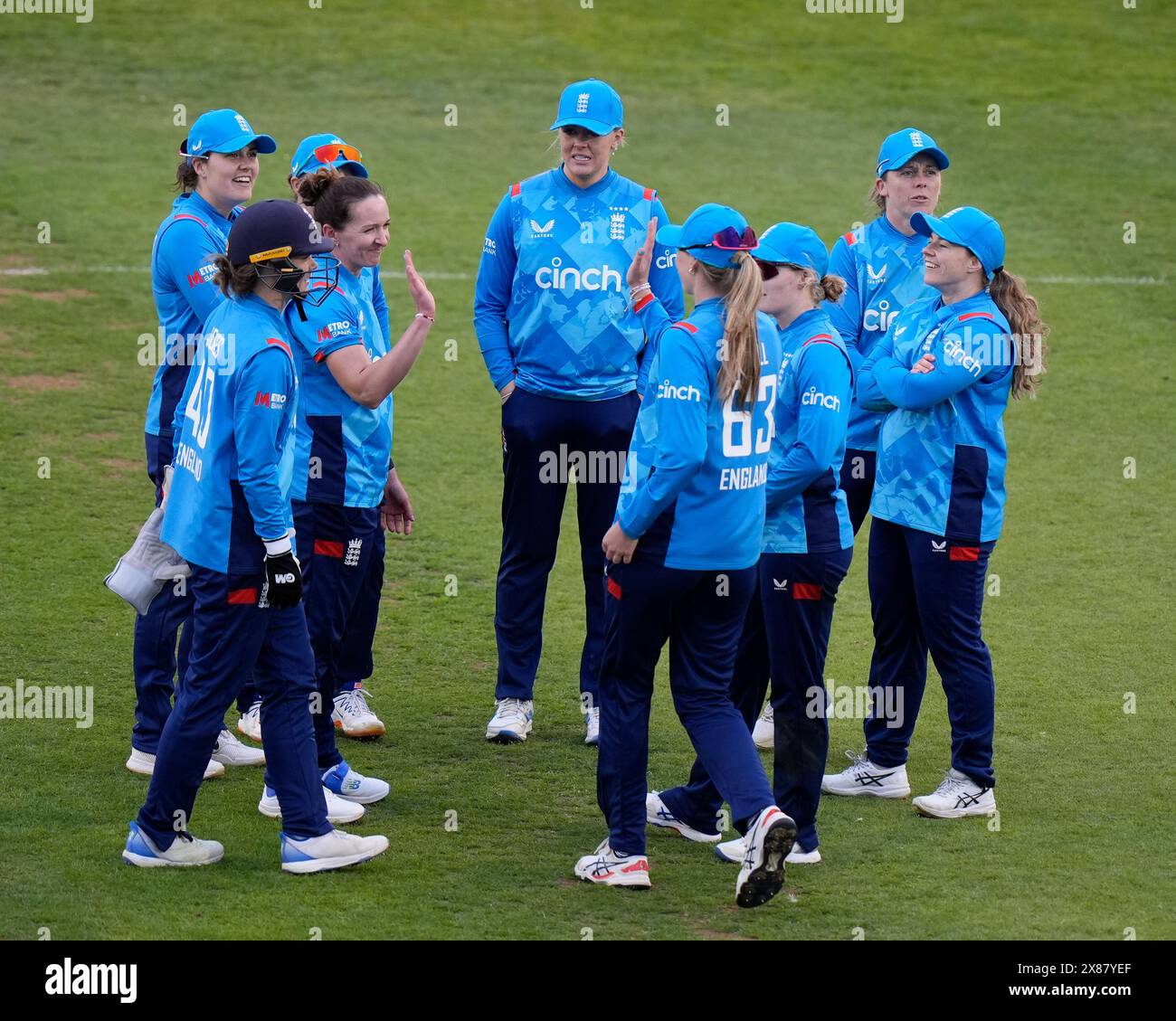 The County Ground, Derby, UK. 23rd May, 2024. 1st Womens One Day ...