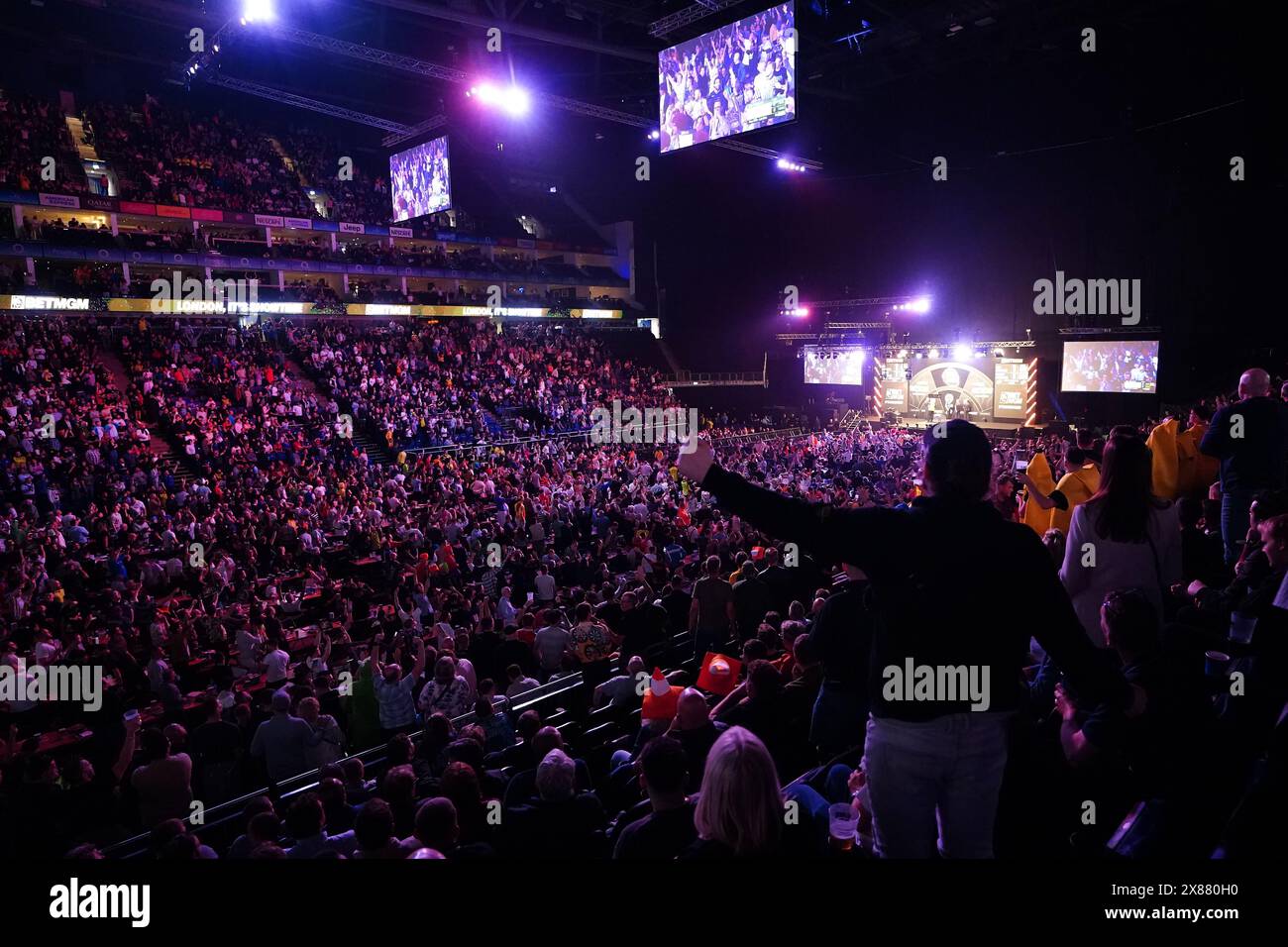 A general view of the crowd during the 2024 BetMGM Premier League play ...