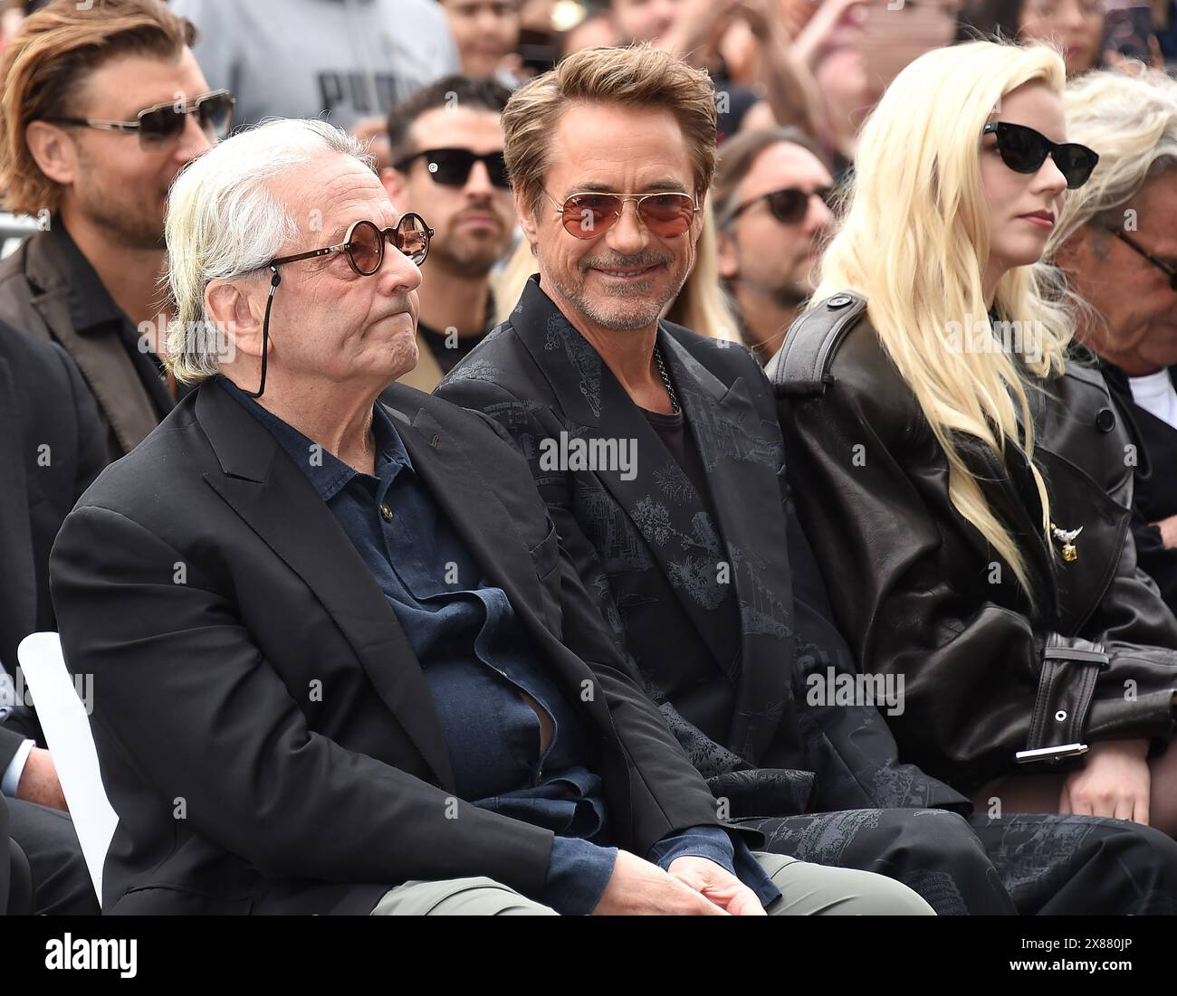 Hollywood, USA. 23rd May, 2024. George Miller, Robert Downey Jr. and ...