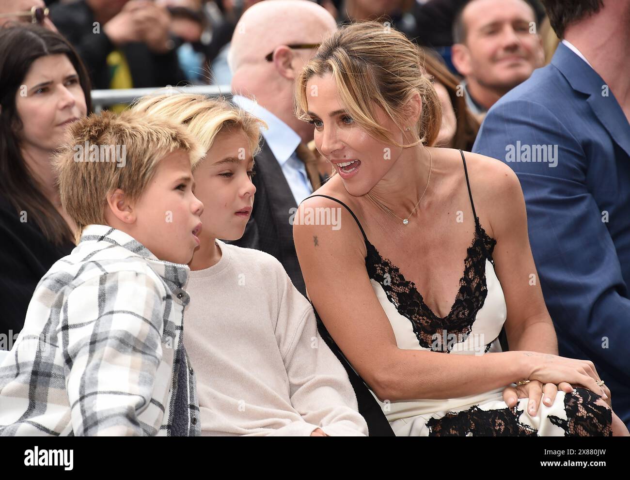 Hollywood, USA. 23rd May, 2024. Tristan Hemsworth, Sasha Hemsworth and ...