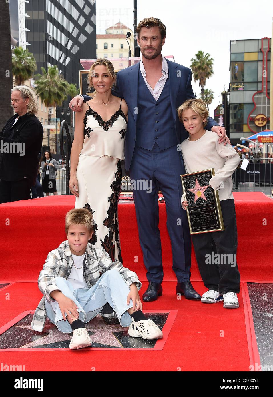 Hollywood, USA. 23rd May, 2024. Elsa Pataky, Tristan Hemsworth, Sasha ...