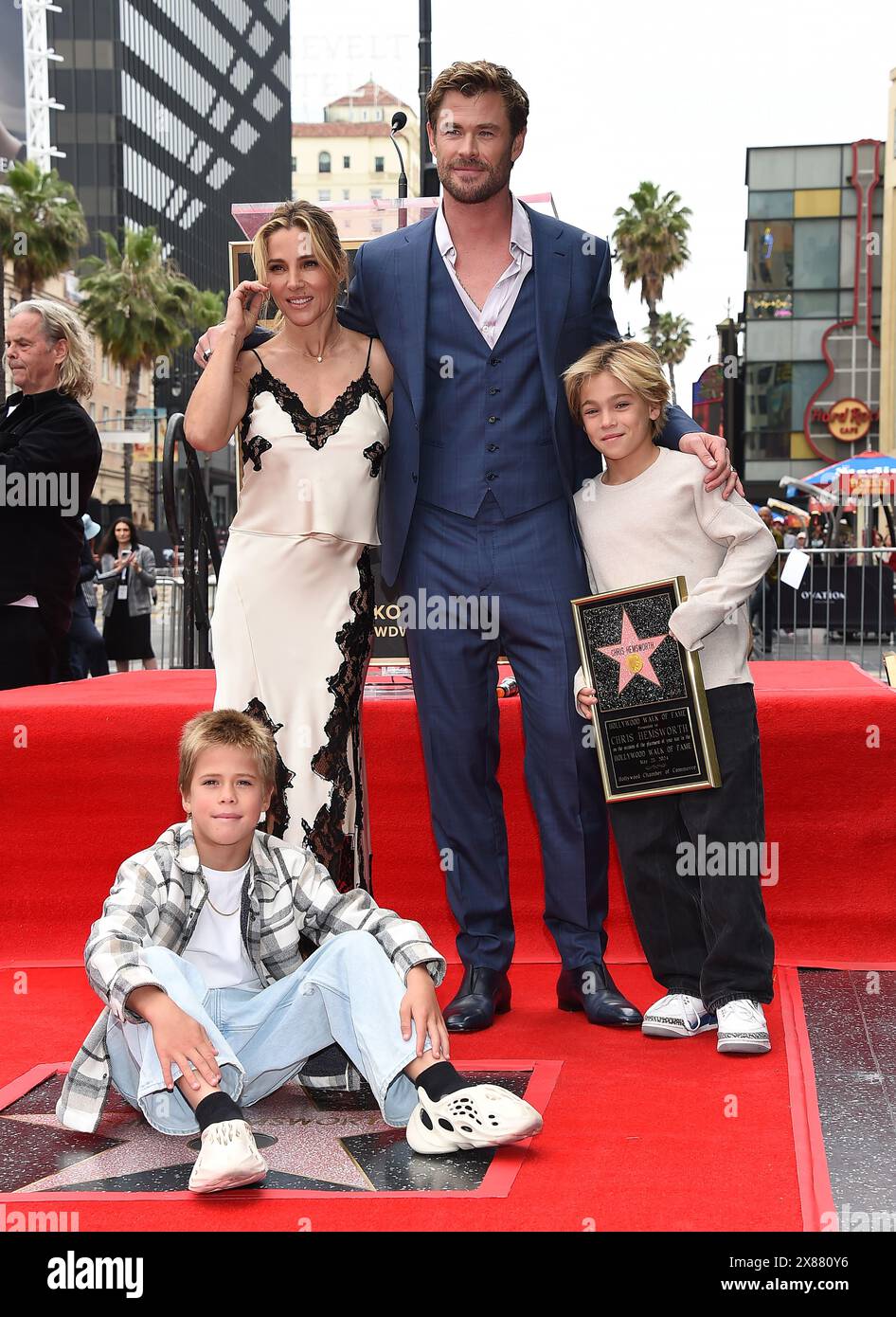 Hollywood, USA. 23rd May, 2024. Elsa Pataky, Tristan Hemsworth, Sasha ...
