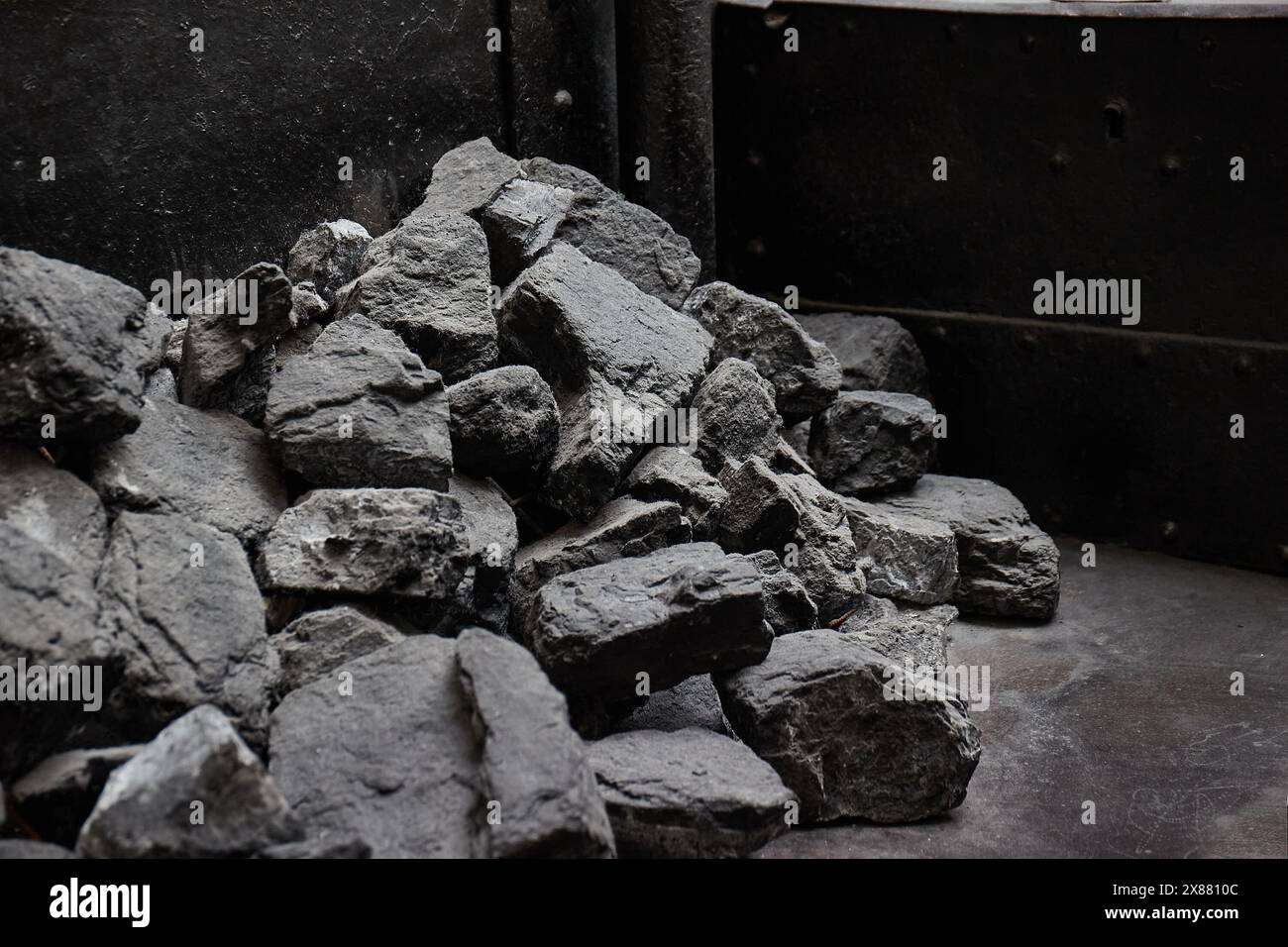 Black coal for fossil energy Stock Photo - Alamy