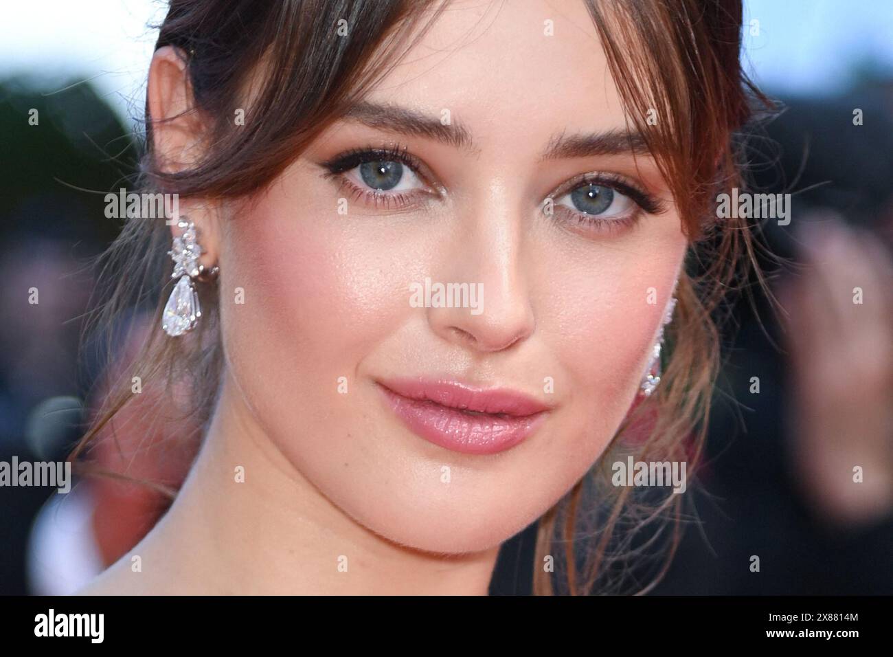 Katherine Langford attending the L'Amour Ouf Premiere as part of the ...