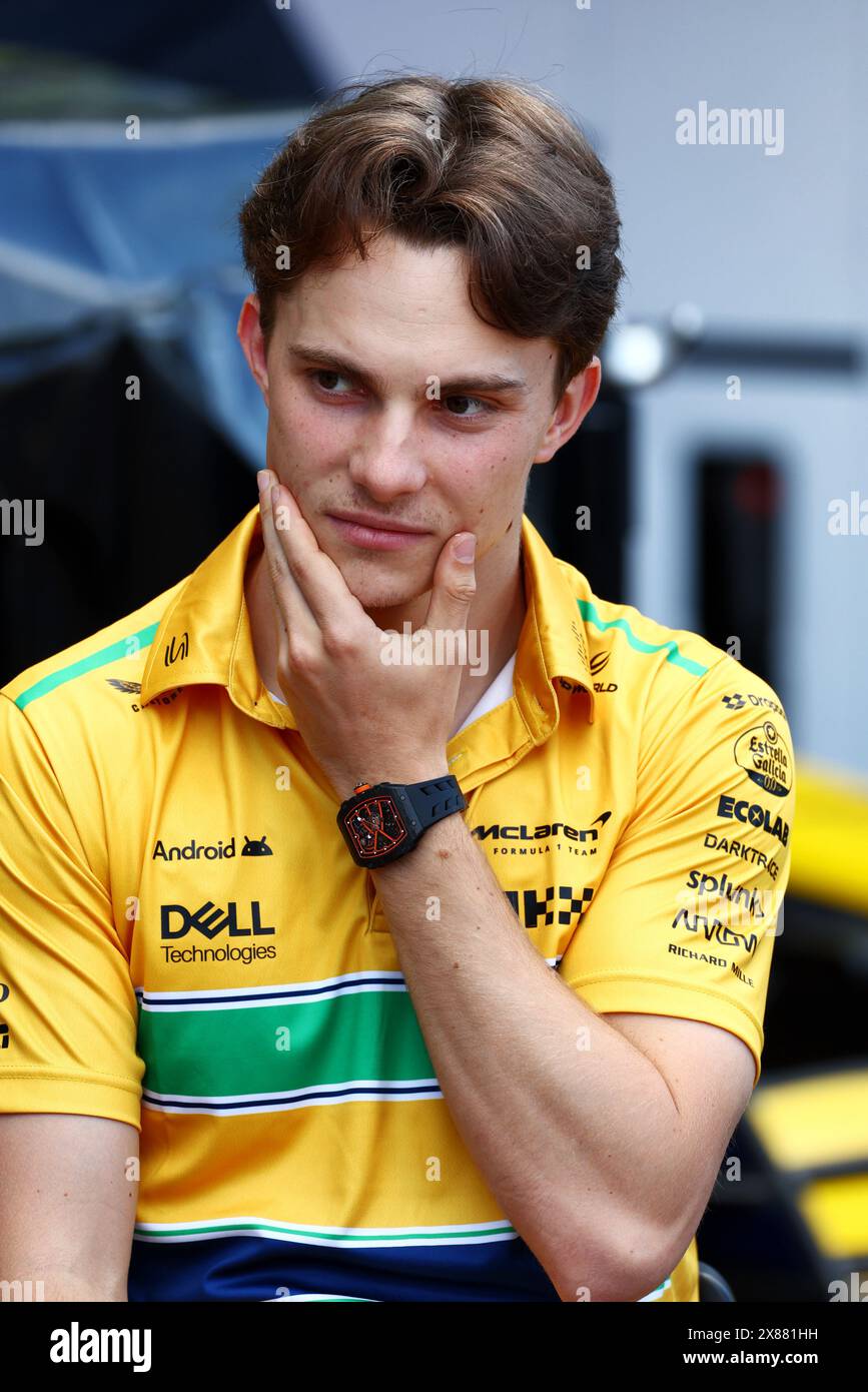 Monte Carlo, Monaco. 23rd May, 2024. Oscar Piastri (AUS) McLaren ...