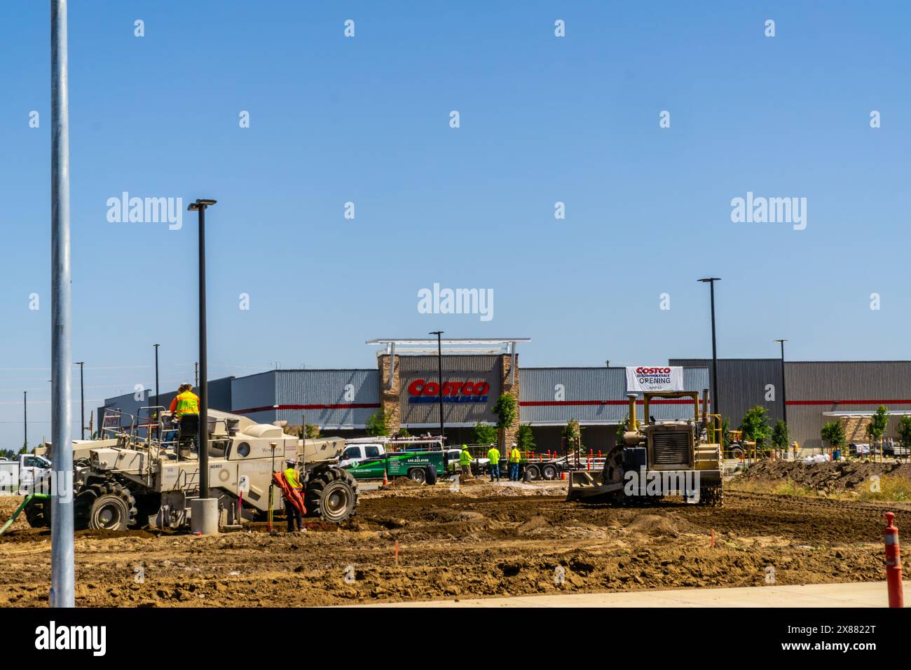A new Costco Wholesale warehouse store under construction in Riverbank ...