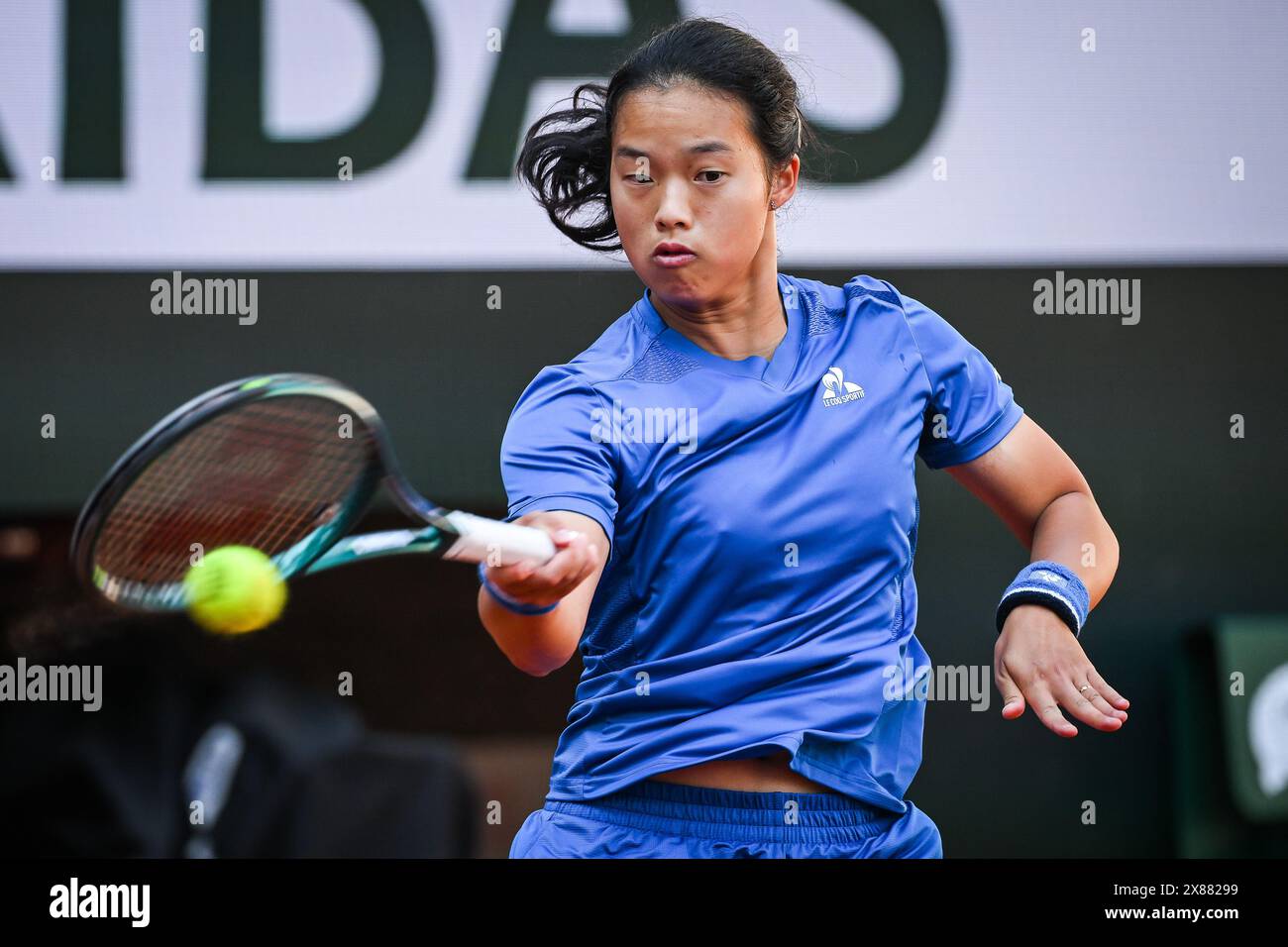 Paris, France. 20th May, 2024. Jenny LIM of France during first qualifying day of Roland-Garros ...