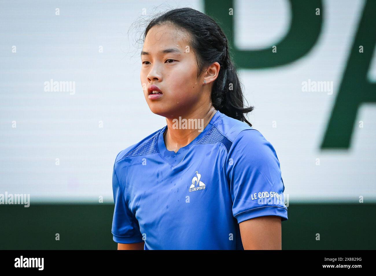 Paris, France. 20th May, 2024. Jenny LIM of France during first qualifying day of Roland-Garros ...