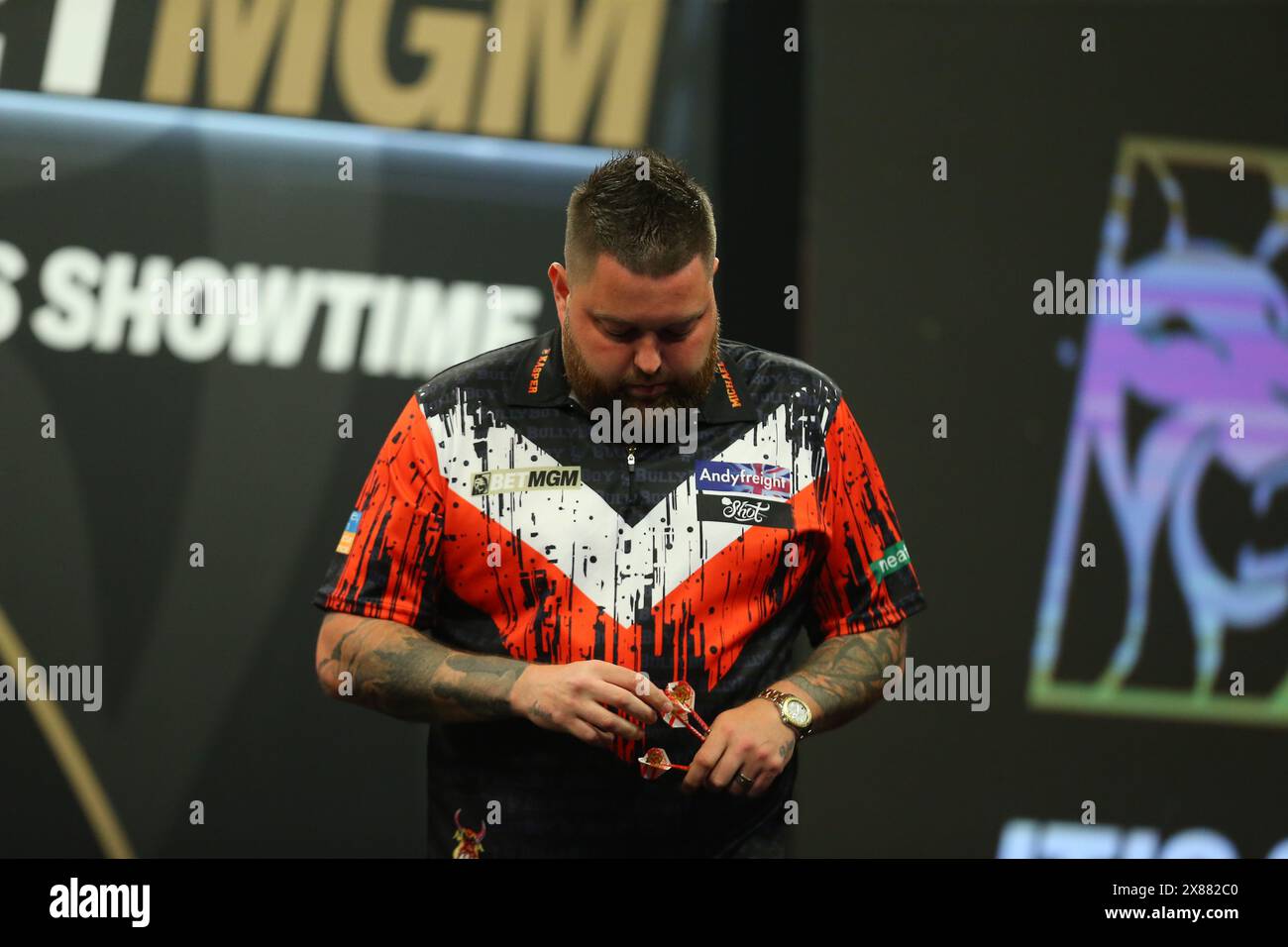 23rd May 2024; O2 Arena, London, England; 2024 PDC Premier League Darts ...