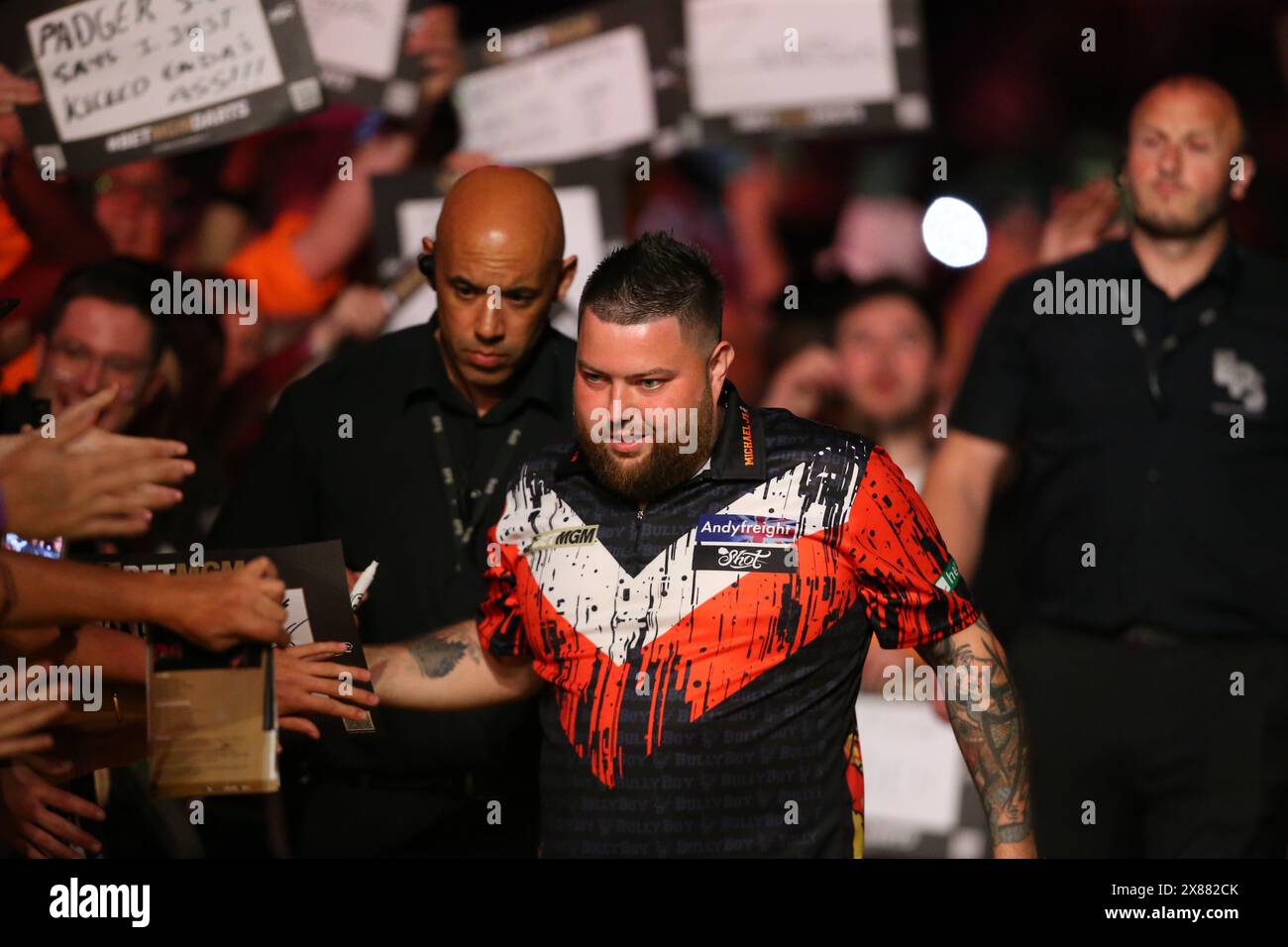 23rd May 2024; O2 Arena, London, England; 2024 PDC Premier League Darts ...