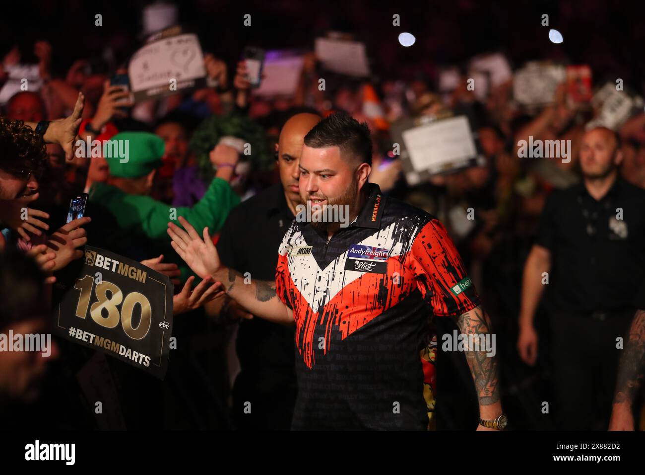 23rd May 2024; O2 Arena, London, England; 2024 PDC Premier League Darts ...