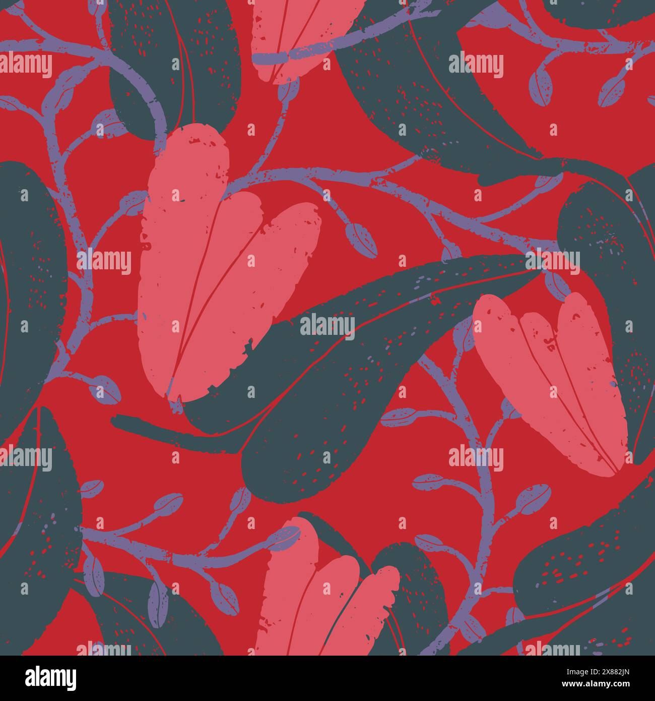 Vector seamless overlapping pattern Stock Vector Image & Art - Alamy