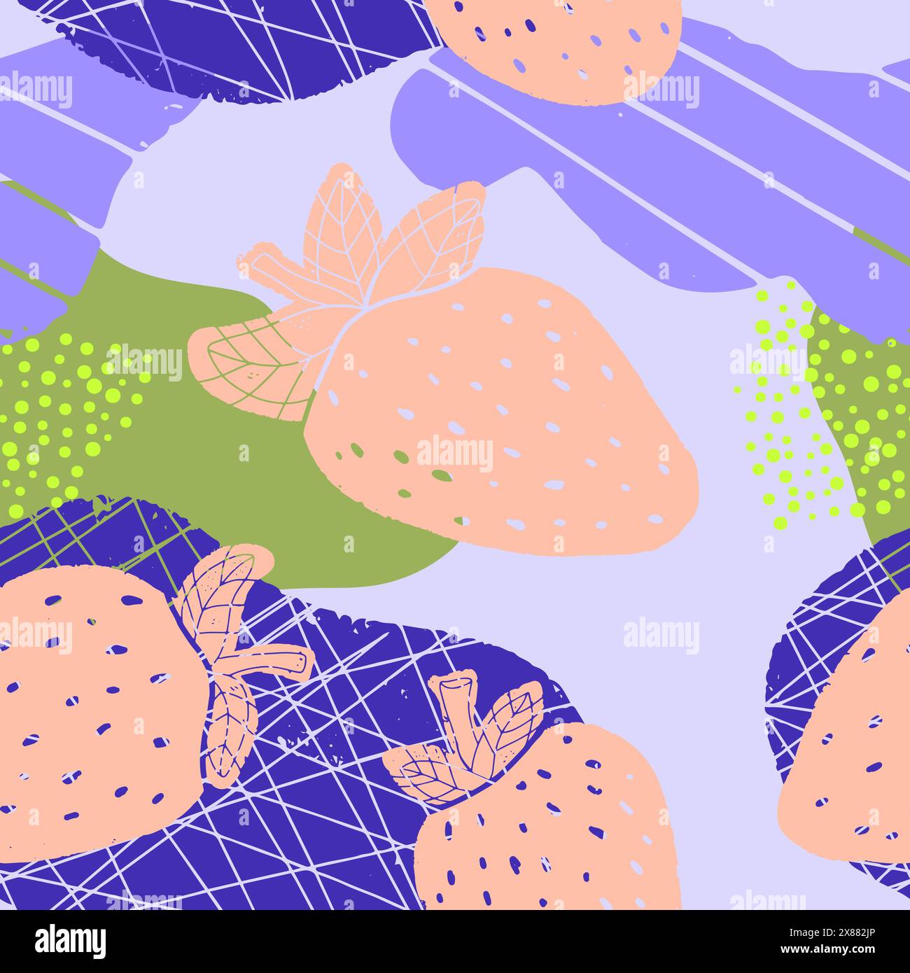 Vector seamless overlapping pattern Stock Vector Image & Art - Alamy