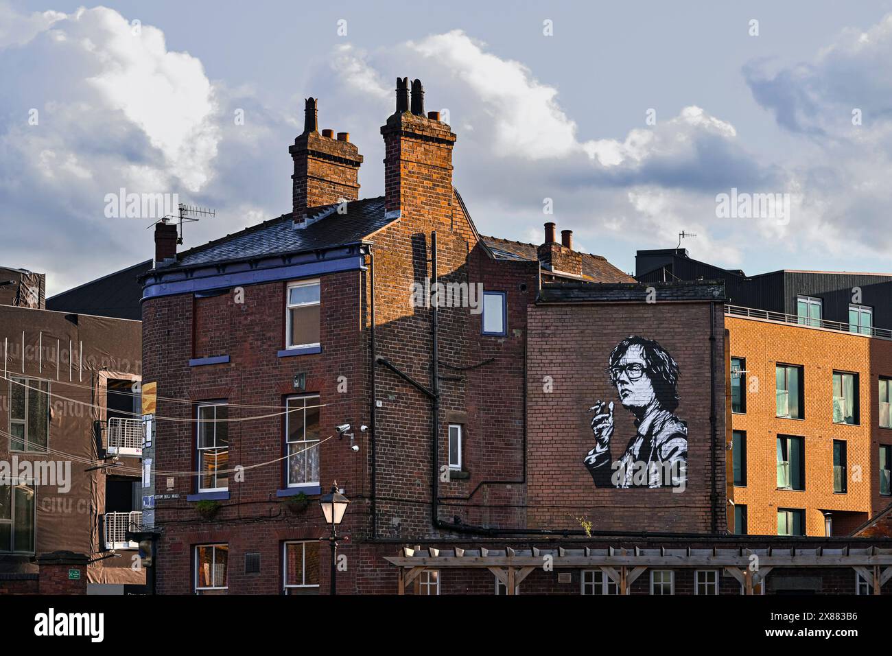 Jarvis Cocker mural by Bubba 2000, Kelham Island, Sheffield, Yorkshire ...