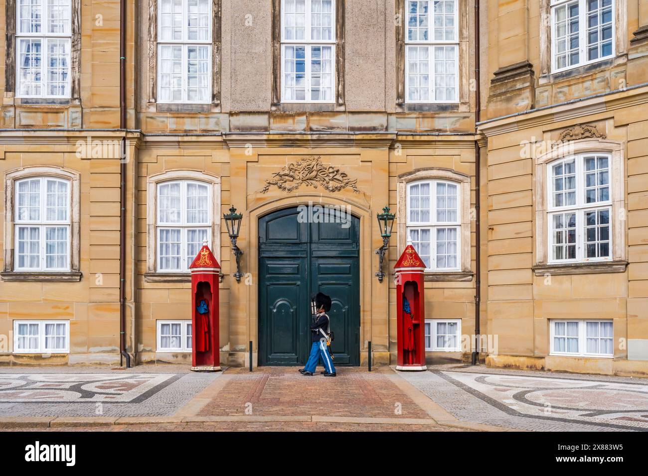 COPENHAGEN, DENMARK - APRIL 14 2024: Danish Royal Life Guards from ...