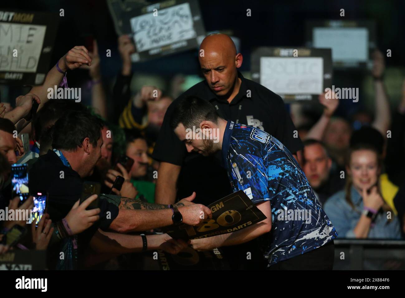 23rd May 2024; O2 Arena, London, England; 2024 PDC Premier League Darts ...