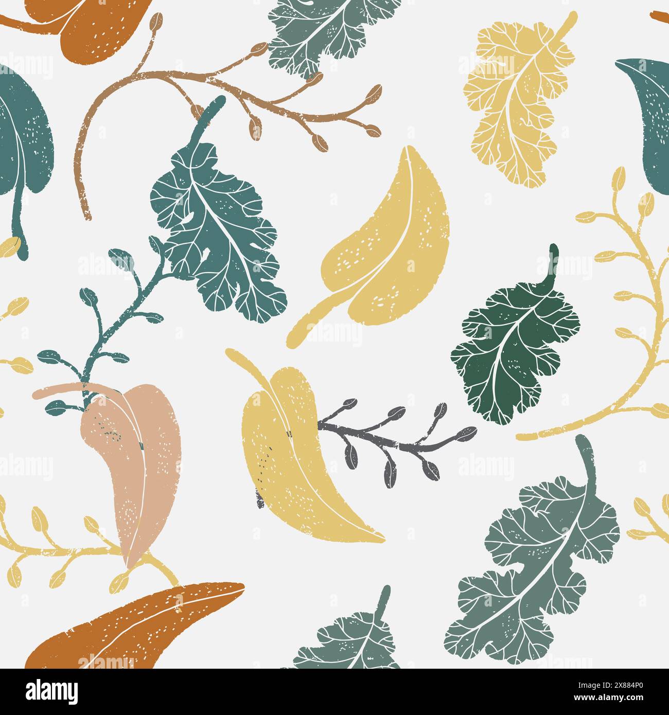 Vector seamless overlapping pattern Stock Vector Image & Art - Alamy